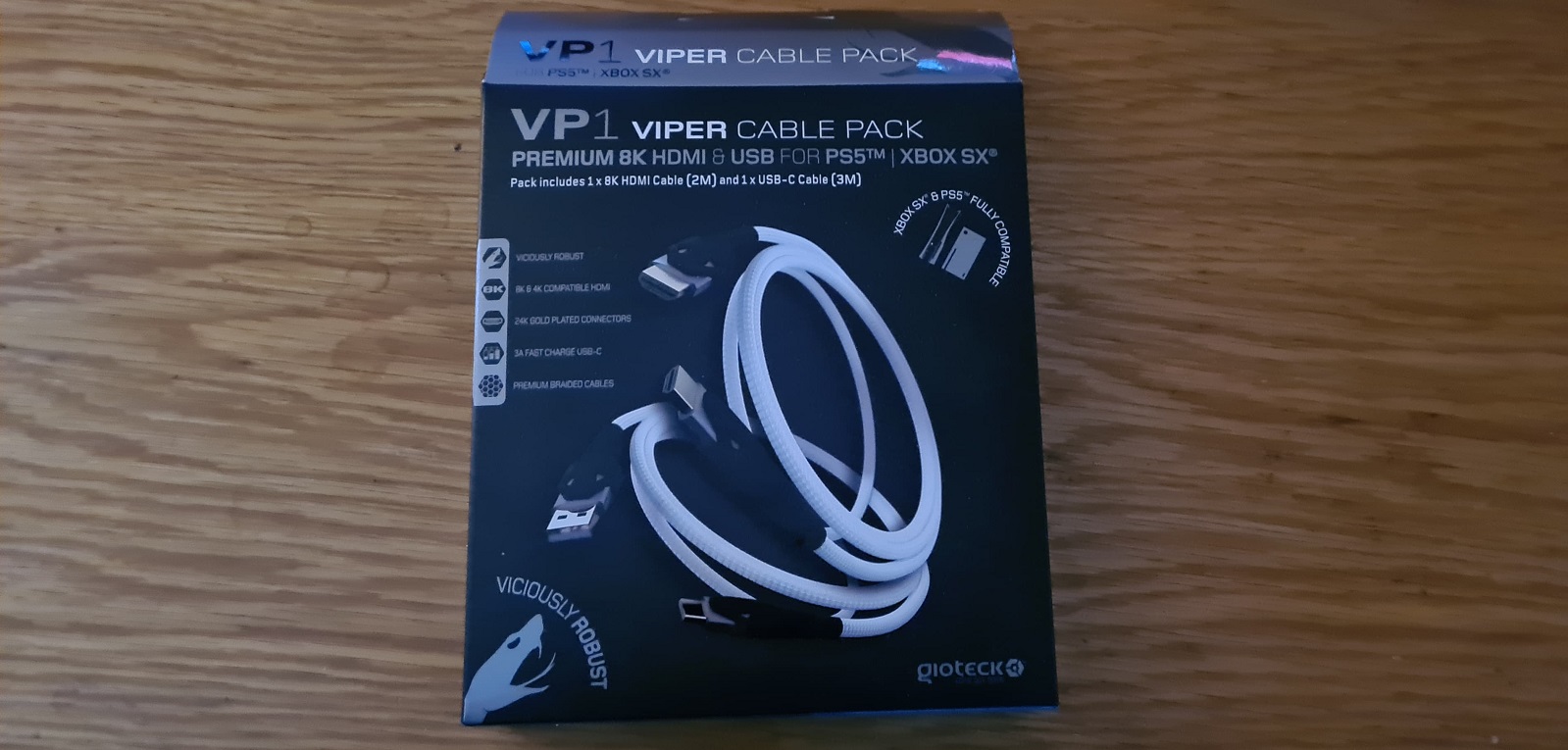Gioteck VP-1 Viper Premium Cable Pack Review